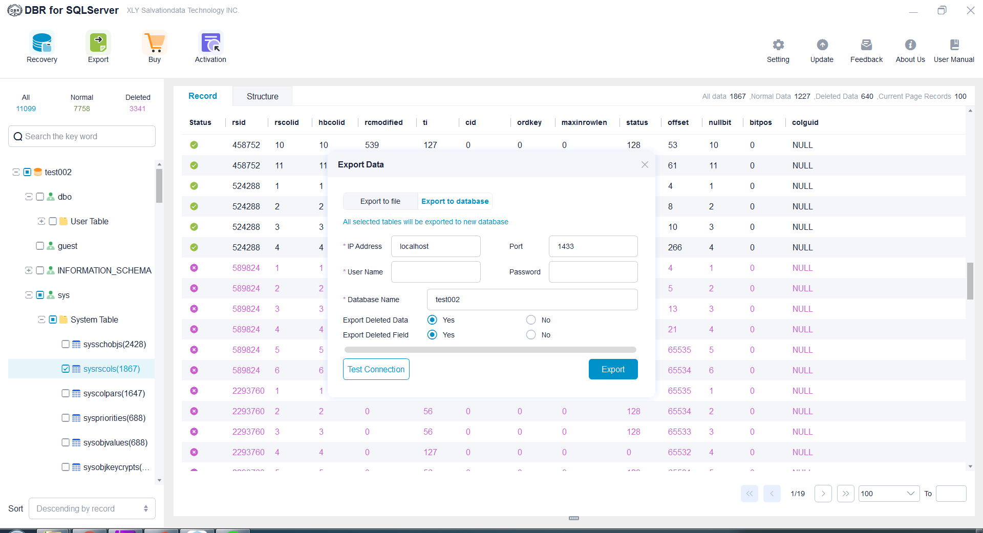Dbr For Sqlserver Database Recovery System For Sqlserver