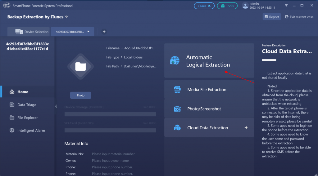 Full Guide for Data Extraction from iTunes Backup