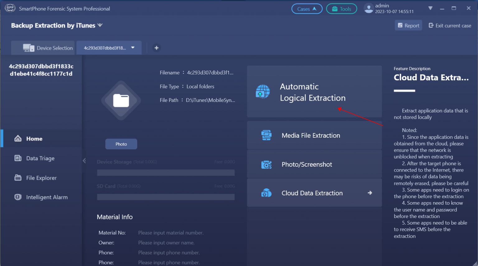 Full Guide for Data Extraction from iTunes Backup