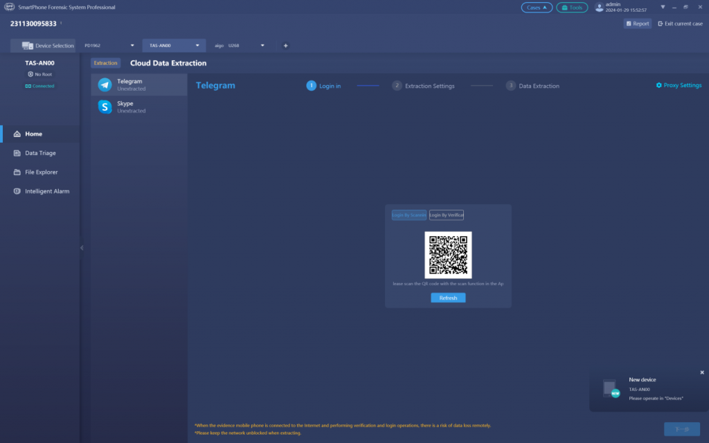 How to extract data from Telegram?